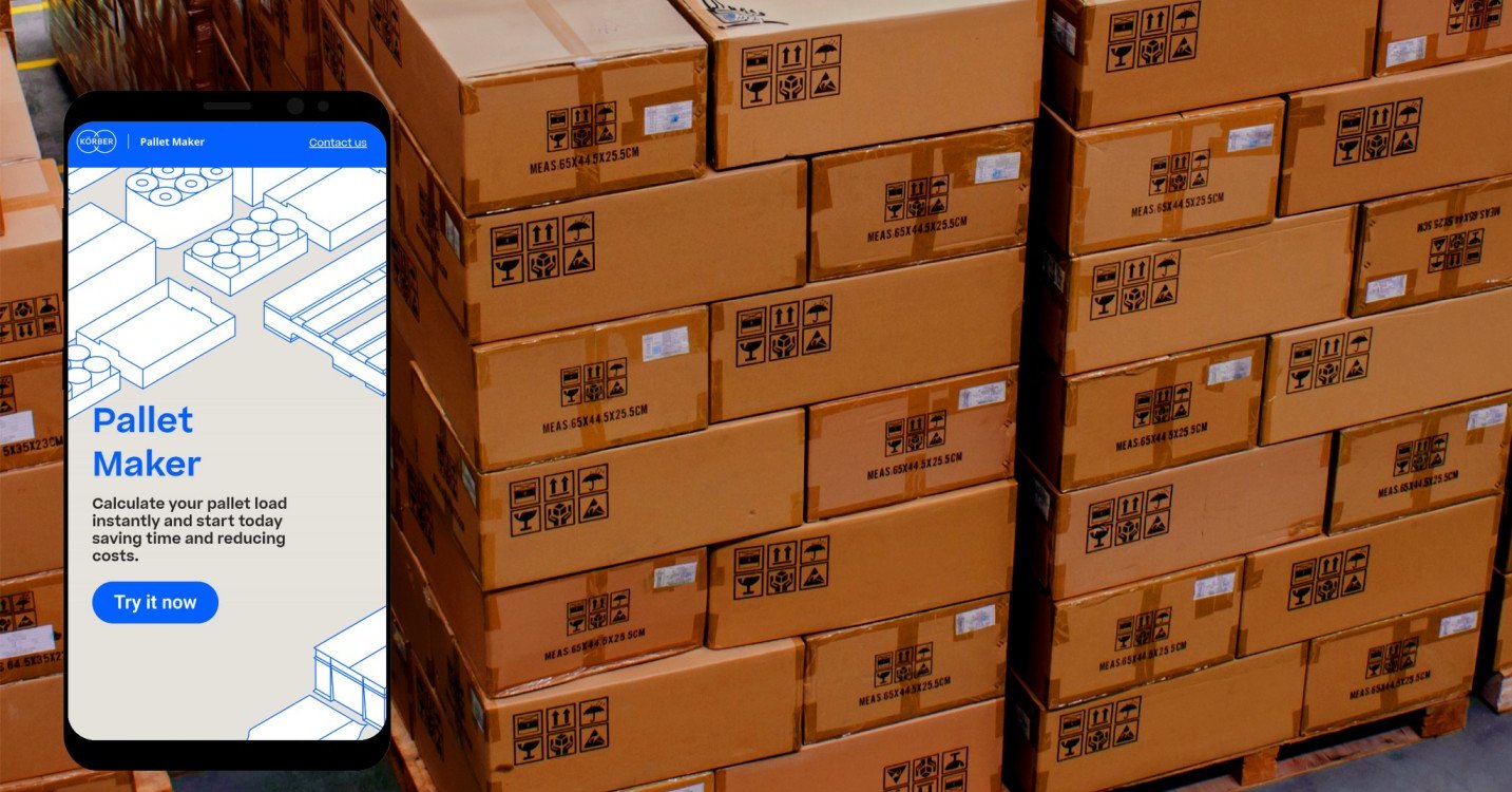 Körber's Pallet Maker - Calculate Your Pallet Load Instantly